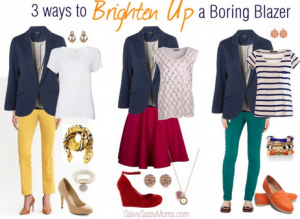 How to brighten up a boring blazer - Savvy Sassy Moms