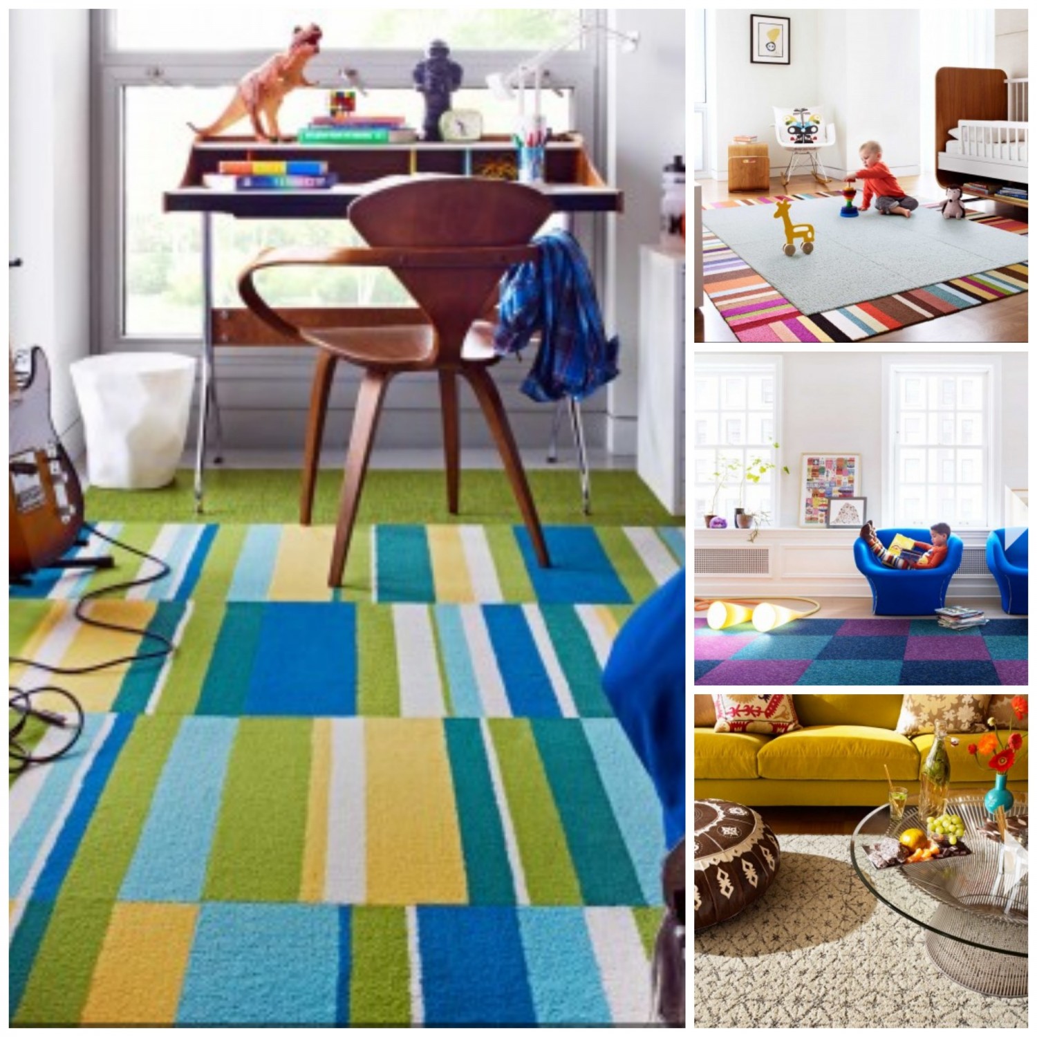 Creating a custom rug with stylish FLOR carpet tiles - Savvy Sassy Moms