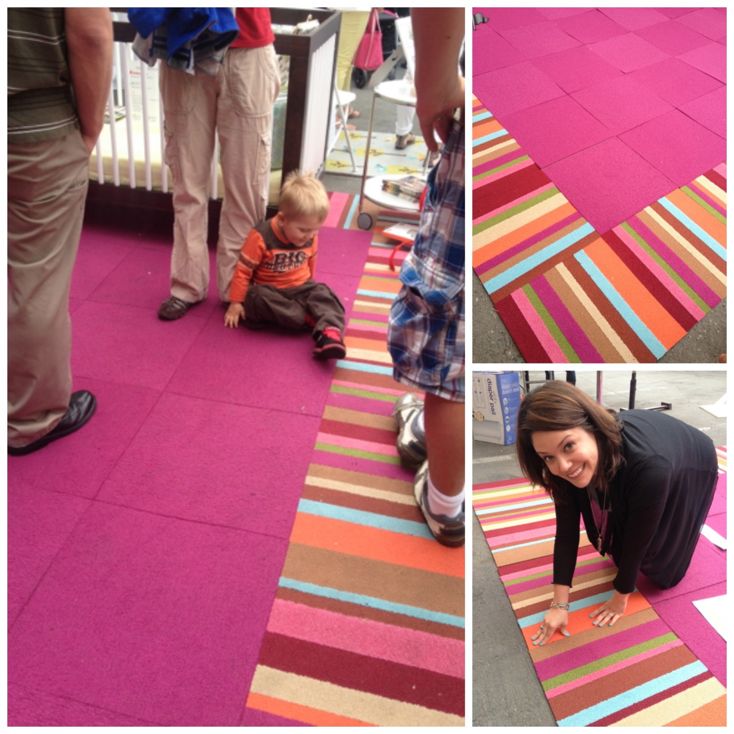 Creating a custom rug with stylish FLOR carpet tiles - Savvy Sassy Moms