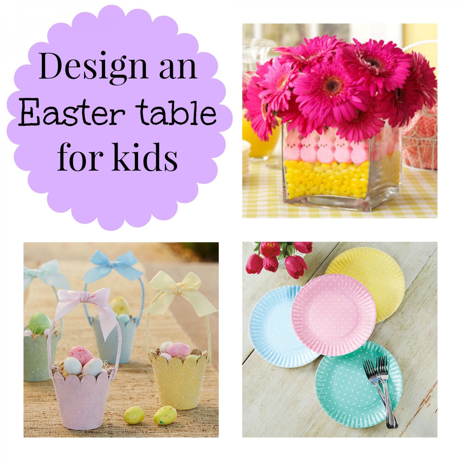Design a darling Easter table for kids - Savvy Sassy Moms