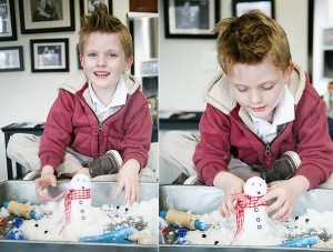 How to Make Your Own Snow {with just a few household ingredients}!