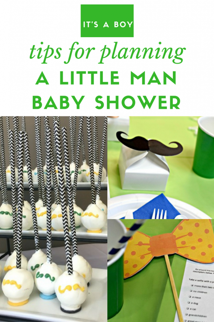 Celebrate a little man with a cute boy baby shower - Savvy Sassy Moms