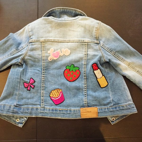 DIY Patch Denim Jacket - Savvy Sassy Moms