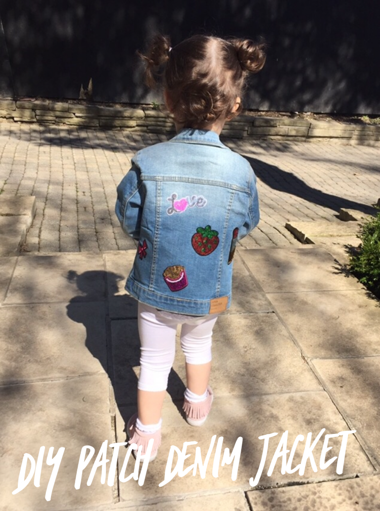 DIY Patch Denim Jacket - Savvy Sassy Moms