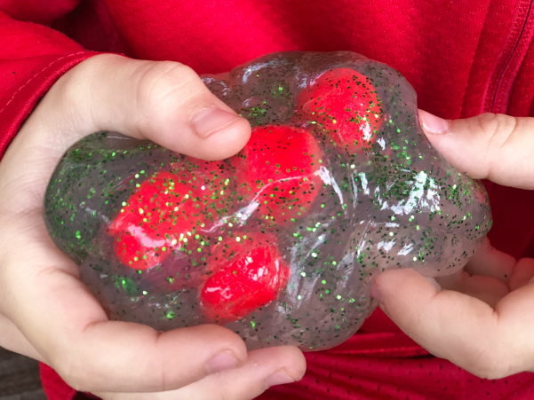 How to Make Santa Slime - Savvy Sassy Moms