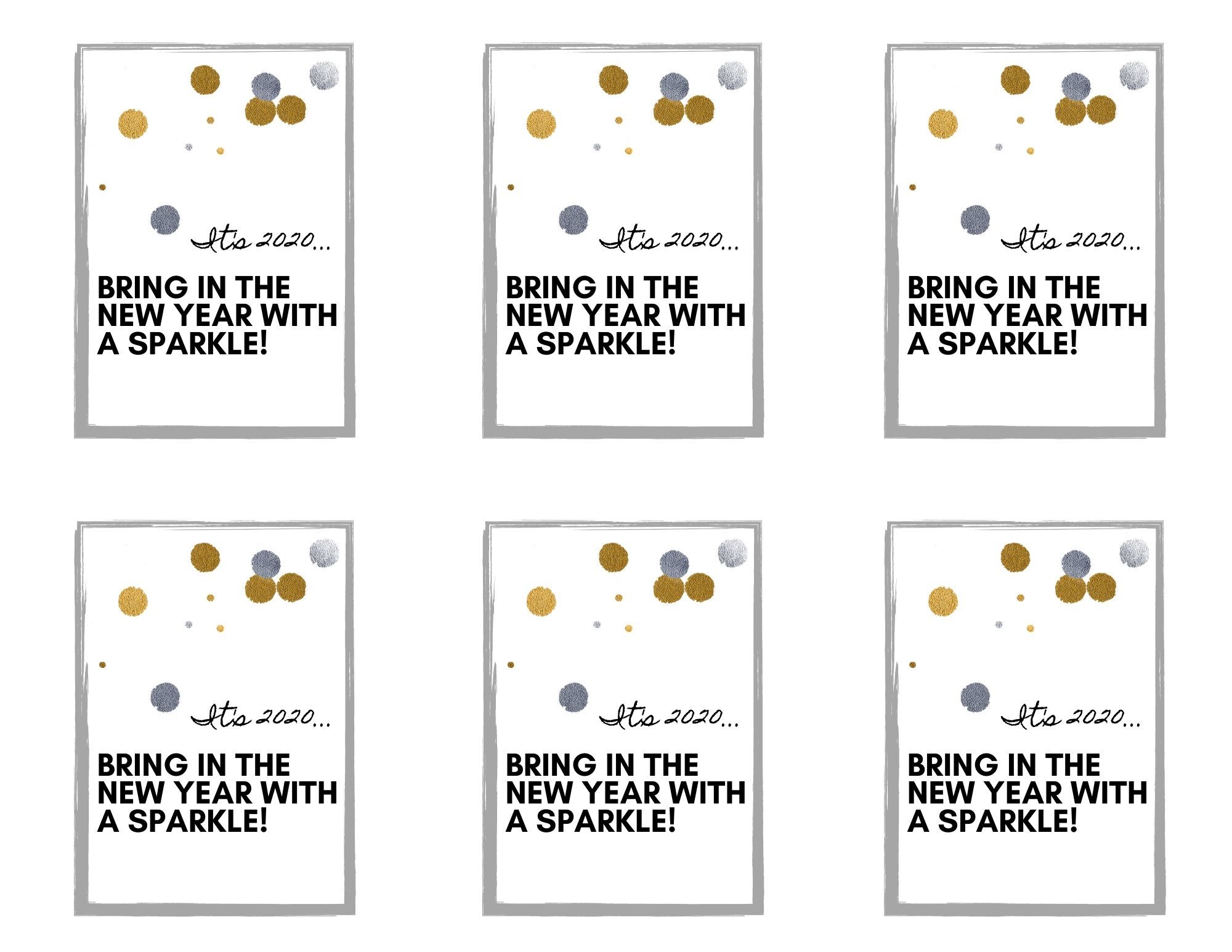 DIY New Years Eve Cards - Savvy Sassy Moms