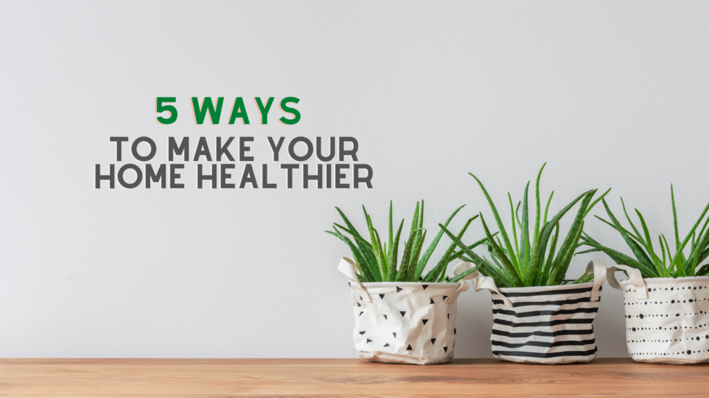 5 Ways To Make Your Home Healthier - Savvy Sassy Moms